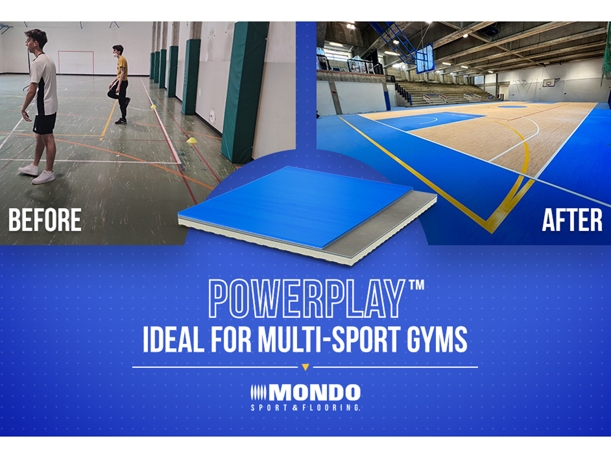 Rubber Flooring for Gyms in Poweplay | Mondo Spa