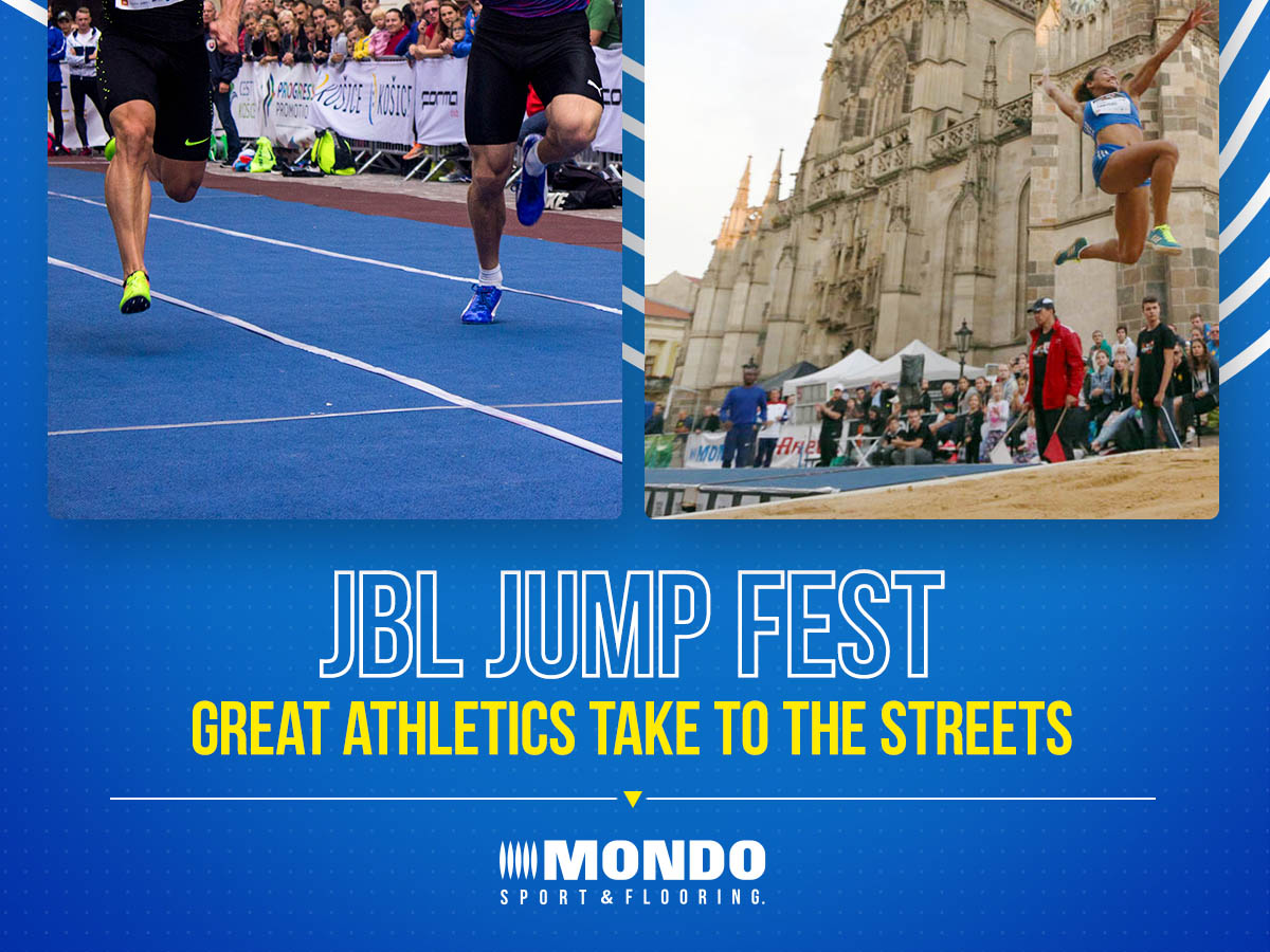 JBL Jump Fest, Removable Athletics Track | Mondo Spa
