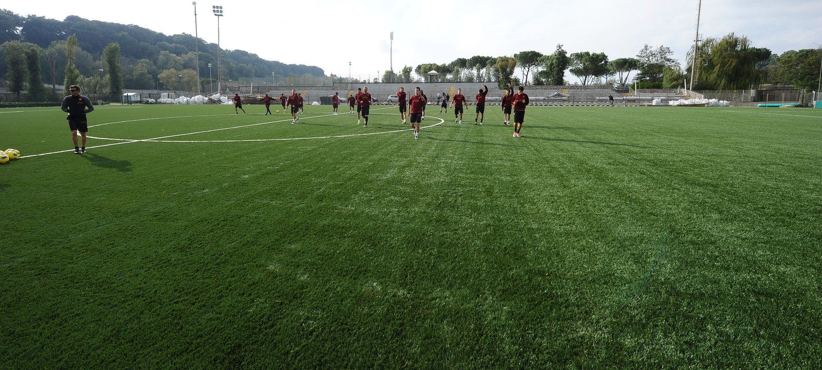 Artificial Turf Football Field for AS Roma - Trigoria Sports Center ...