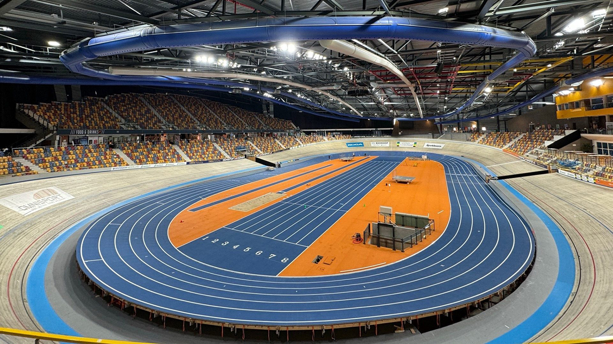 Apeldoorn 2025 European Indoor Athletics Championships: Elevated Athletics Track | Mondo Spa